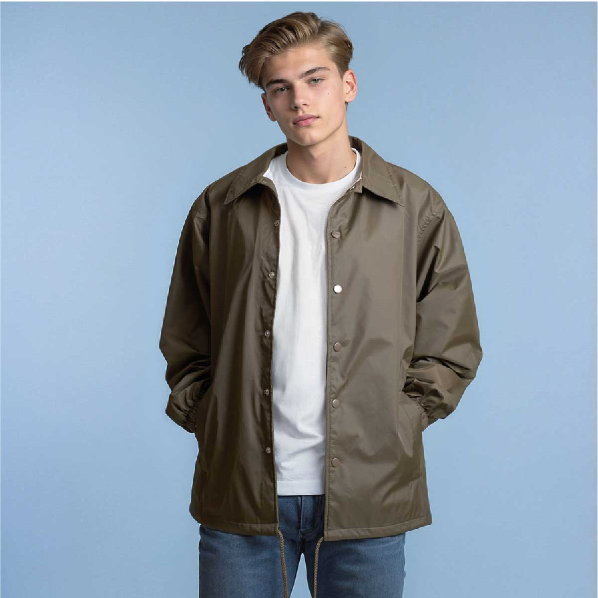 CORNER PRINTING | D-FACTORY Comfort Coach Jacket (#DF5502)