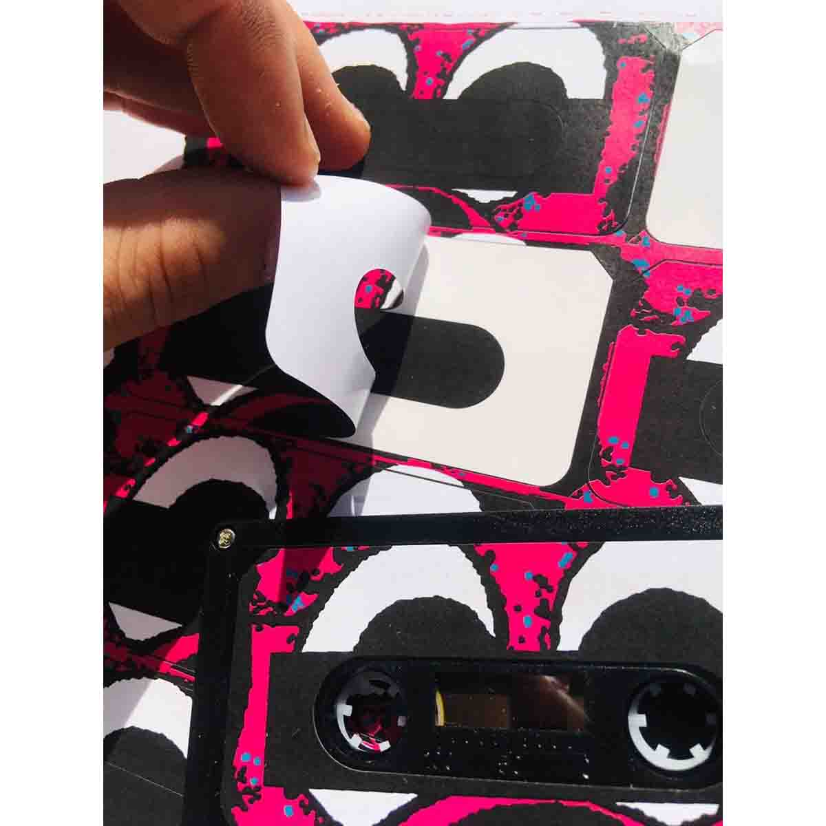 CORNER PRINTING | カセットテープ用 ラベルステッカー (品番CASS-LABEL)