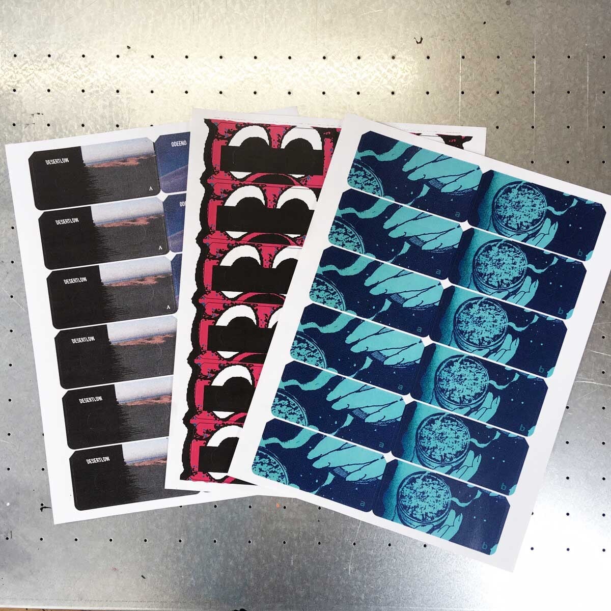 CORNER PRINTING | カセットテープ用 ラベルステッカー (品番CASS-LABEL)